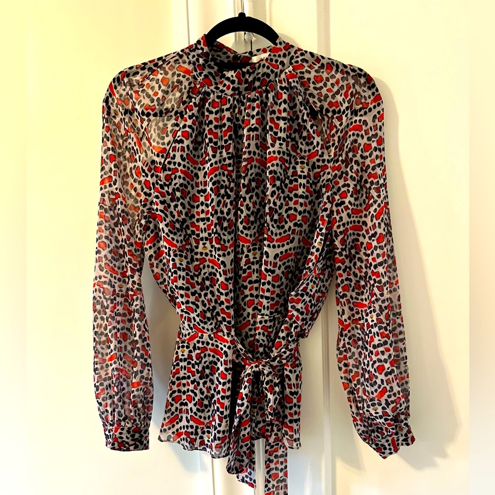 Reiss Blouse With Belt. - Gem